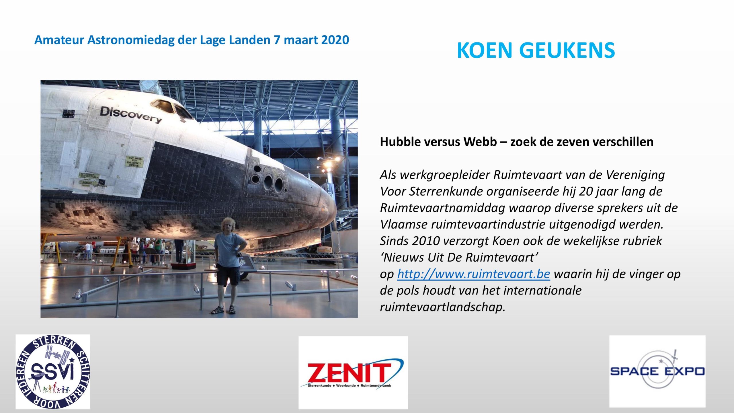 Koen Geukens • ZENIT - sterrenkunde - ruimteonderzoek - weerkunde